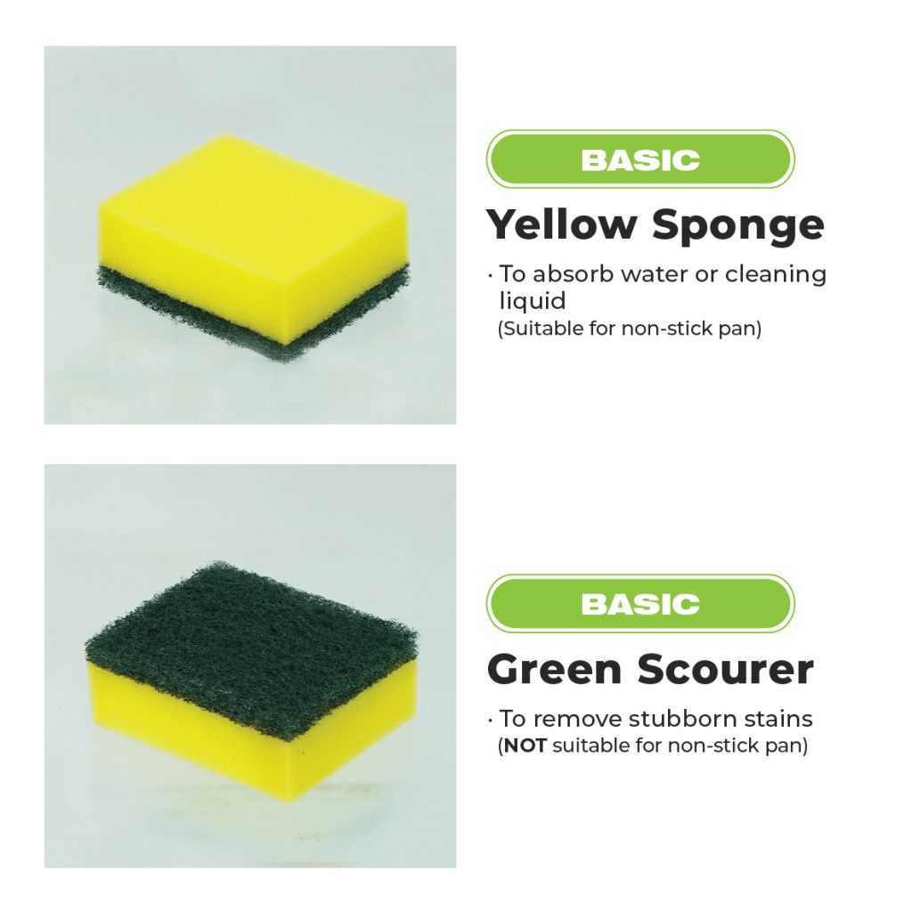 SO CLEAR BASIC OFFER PACK 3/5Pcs Scouring Sponge,Dish Wash,Spons Basuh ...