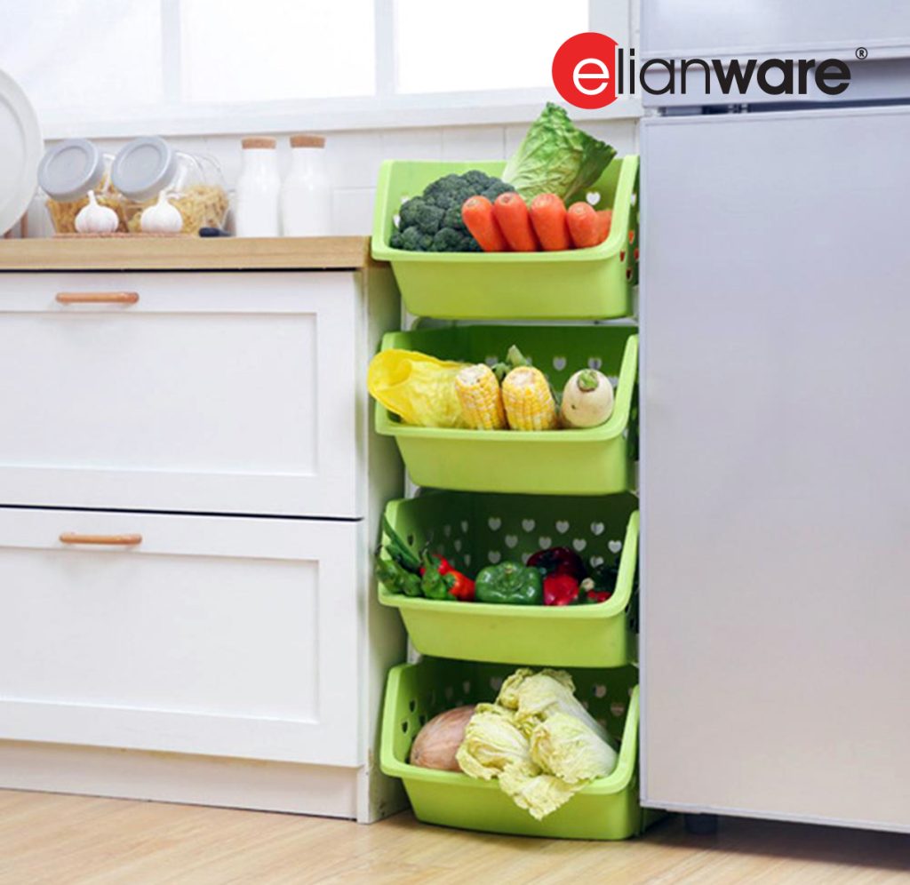 ELIANWARE 1 Level Stackable Multi-Purpose Rack,Standee Space-Saving ...