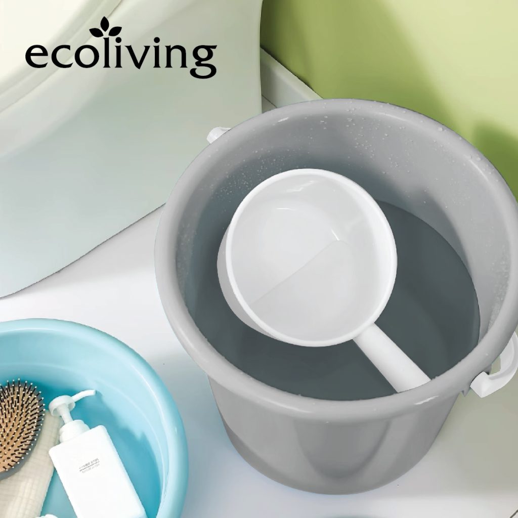 ECO LIVING 16.5Ltr Round Stackable Water Pail Tong W/Handle,Air Baldi ...