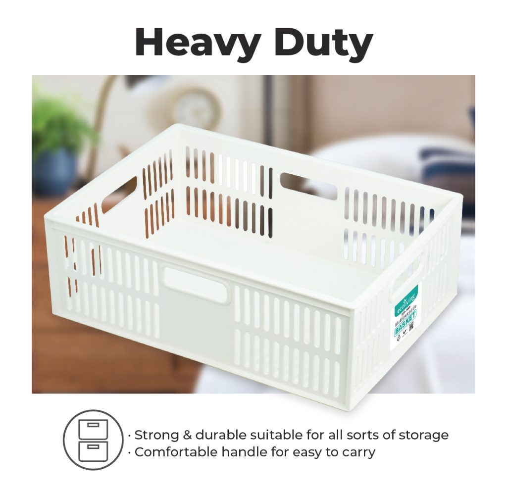 ECO LIVING CARTON DEAL 12Pcs/Pack Heavy Duty Rect. Space Saving ...