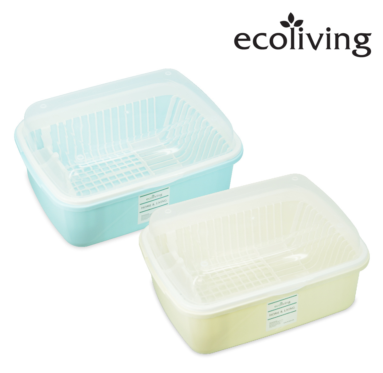 ECO LIVING CARTON DEAL 6Pcs/Ctn Large Capacity Dish Drainer W/Cover ...
