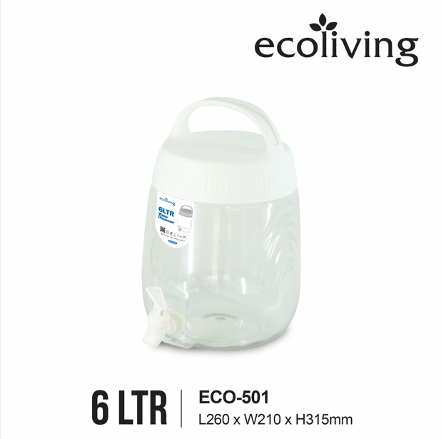 ECO LIVING 6Ltr Water & Juice & Detergent Storage Dispenser, Water ...