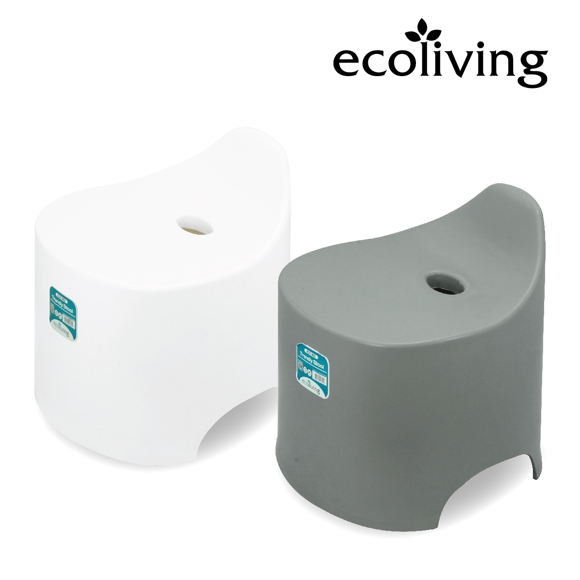 ECO LIVING CARTON DEAL 12Pcs/Pack Stackable Non-Slip Curvy Design ...