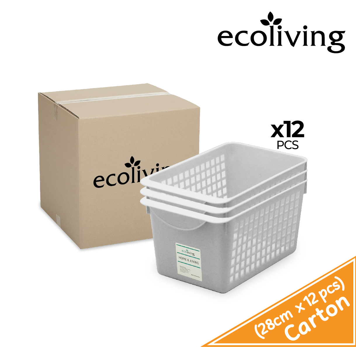ECO LIVING CARTON DEAL 12Pcs Rect. Stationery Tray,Multi-Purpose ...