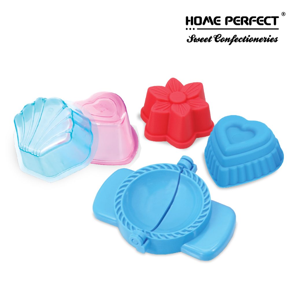 HOME PERFECT Curry/Peanut Puff Mould,Dumpling Clip Mould,Dough Pastry ...