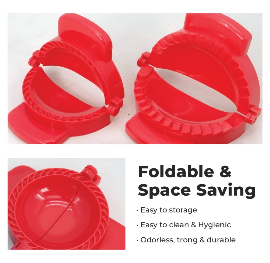 HOME PERFECT Curry/Peanut Puff Mould,Dumpling Clip Mould,Dough Pastry ...