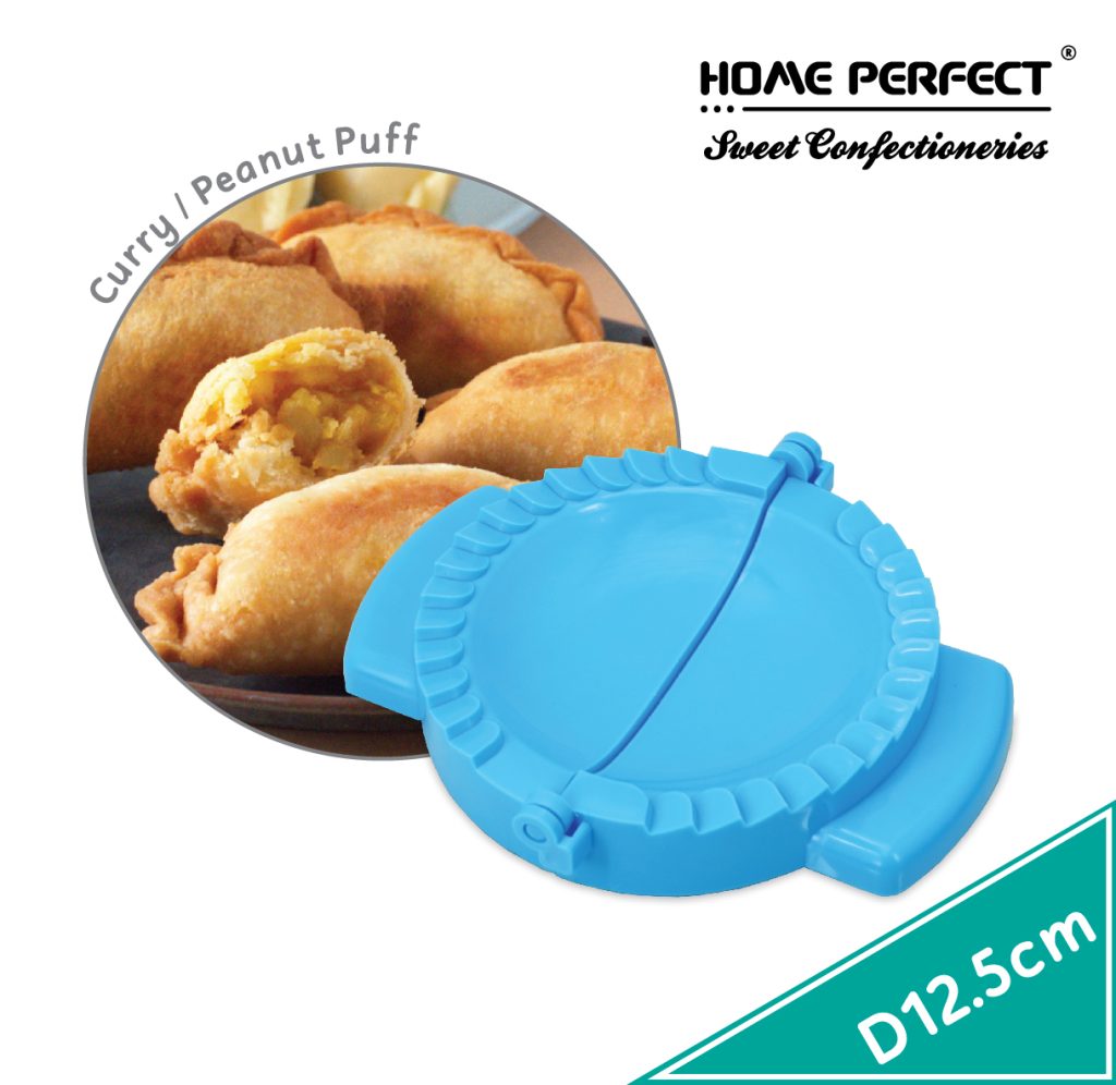 HOME PERFECT Curry/Peanut Puff Mould,Dumpling Clip Mould,Dough Pastry ...