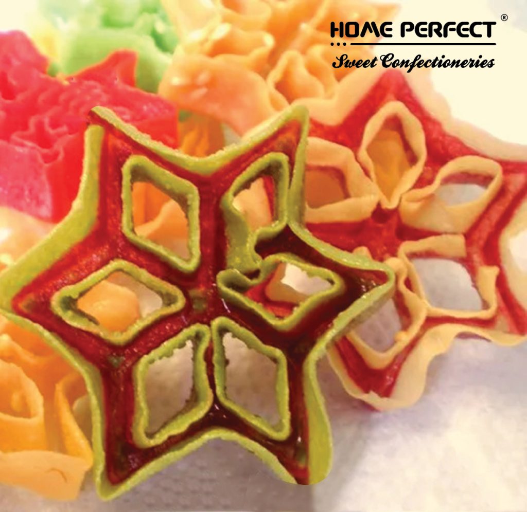 HOME PERFECT Copper Traditional Flower Star Biscuit/Kuih Bintang ...