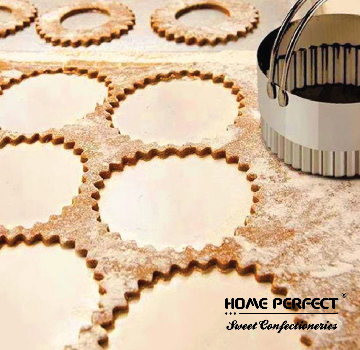 HOME PERFECT 3Pcs/Pack S/S Stackable Round/Wave Flated Edge Cookies ...