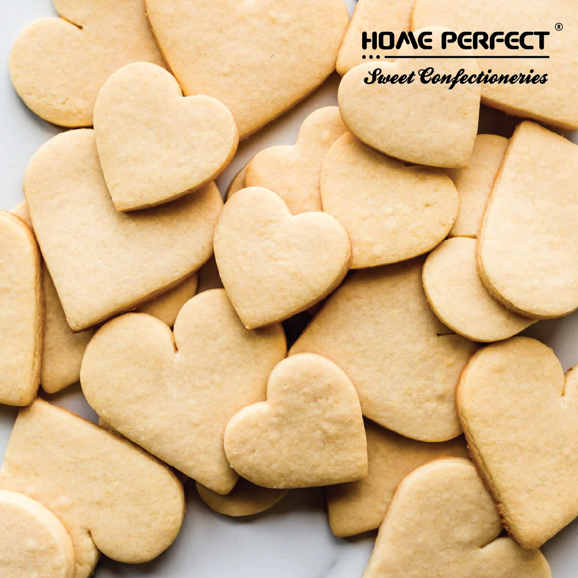HOME PERFECT 3Pcs/Pack Stainless Steel Stackable Heart Shape Cookies ...